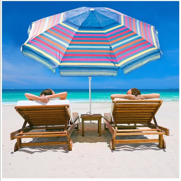 Other | Tropical Colorful Lightweight 76 Beach Umbrella | Poshmark